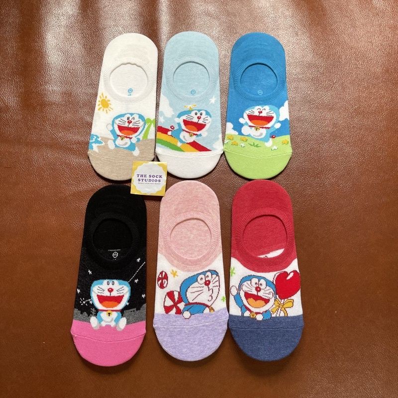 Doraemon Footsocks Iconic Sock for Adult Korean Foot Socks | Shopee ...
