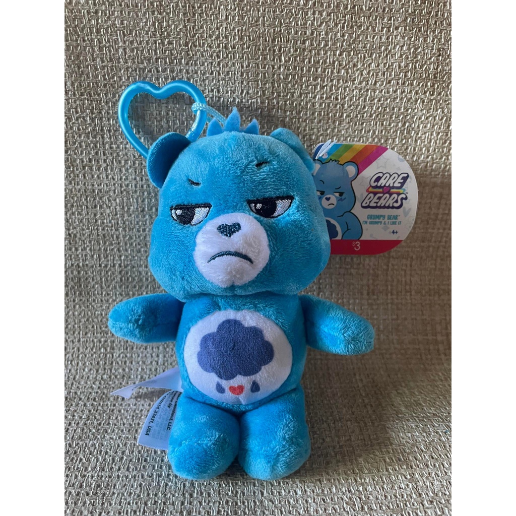 Care Bears Grumpy Blue Plush Bear Keychain | Shopee Philippines