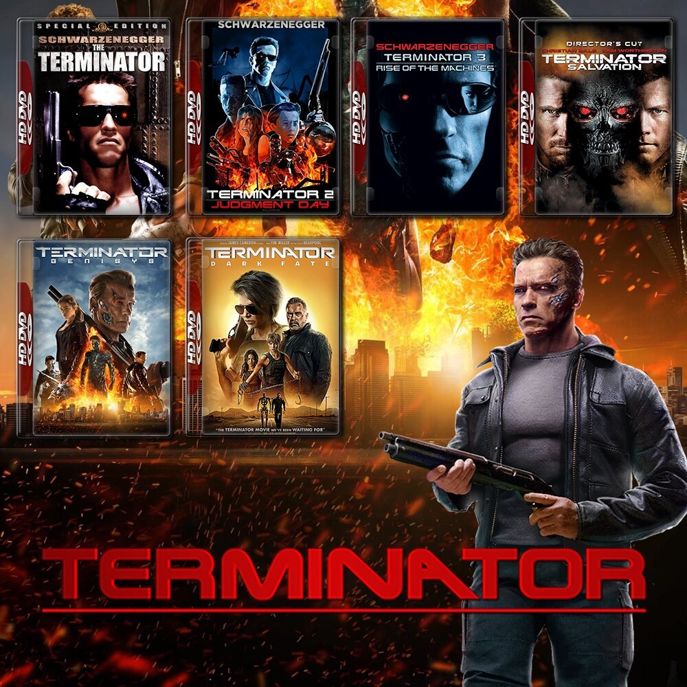 DVD Movie The Terminator Steel Collection | Shopee Philippines