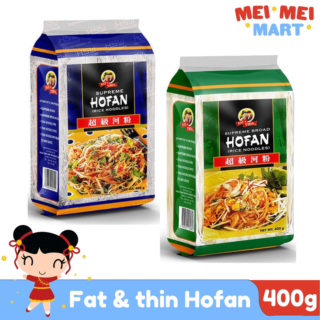 Fat & Thin Hofan Rice Noodles 400g | Shopee Philippines