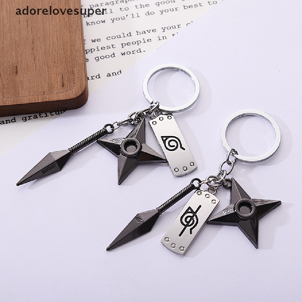 AD1PH Konoha Ninja Keychain 2021 Men Anime Trinkets Keyring Narutos ...
