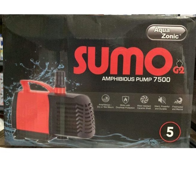 AQUA ZONIC sumo G2 amphibious pump 7500 | Shopee Philippines