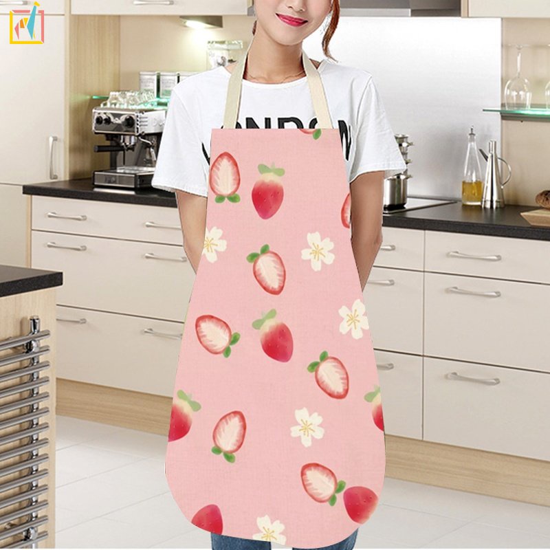 Children's kitchen apron with family Children's lovely pattern linen ...