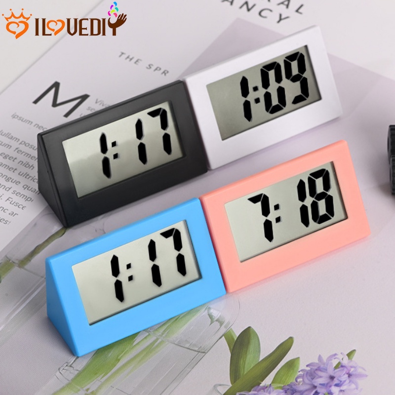 Energy-saving Electronic Silent Clock Mini Desktop Digital Clock Time ...