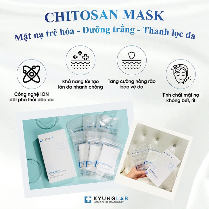 Chitosan Mask Kyung Lab rejuvenating, whitening, purifying skin toxins ...