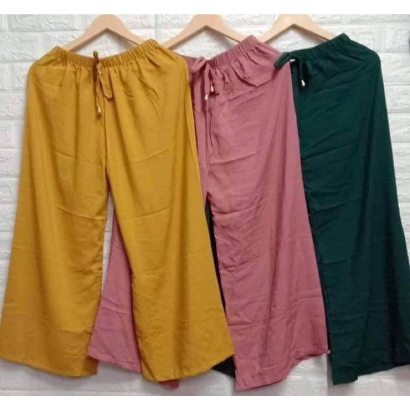 CHALLIS SQUARE PANTS FIT UP TO XLARGE | Shopee Philippines