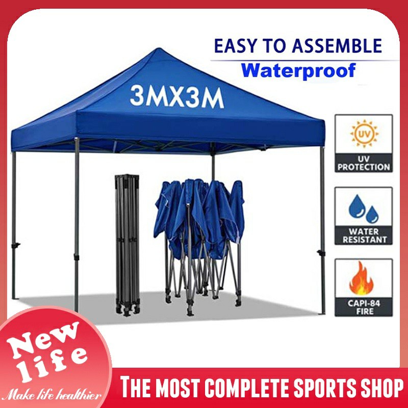 Tent ( 3X3m ) Retractable Tent car tent garage tent outdoor waterproof ...