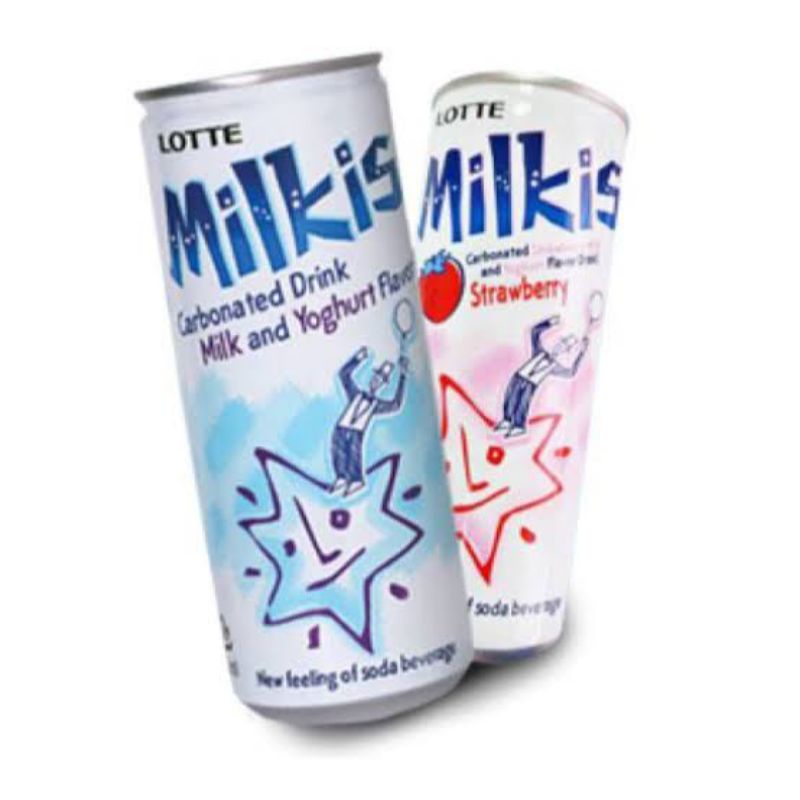 Milkis 250ml (Korean Lotte Milkis Carbonated Milk and Yogurt Flavor ...