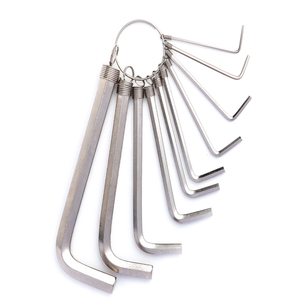 Deli 8/10Pcs Allen Wrench Set Hex Key Ring Wrench Set Allen Wrenches ...