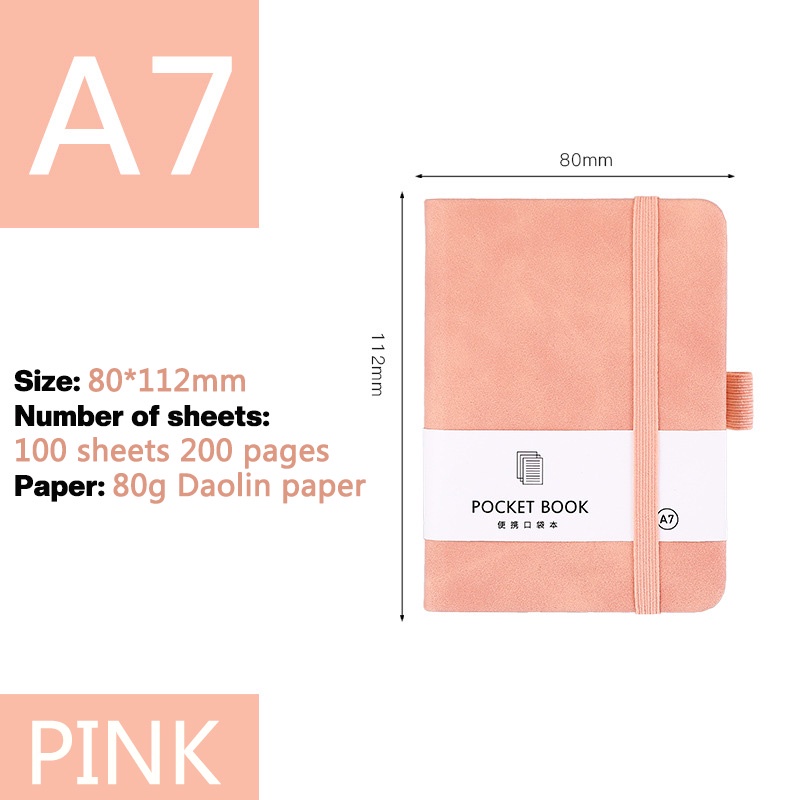 A7 notebook super thick Notepad soft leather simple college students ...