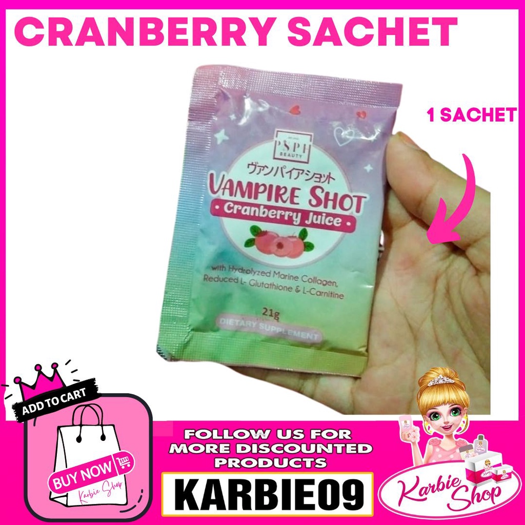 Orig PSPH Beauty Vampire Shot JUICE Sachet (Sold Per Sachet) | Shopee ...