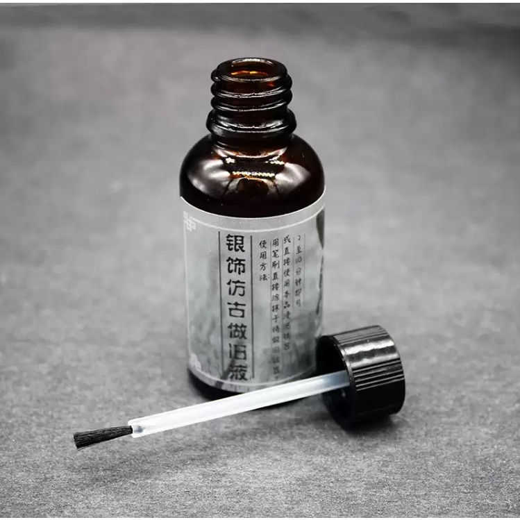Silver Oxidizer Solution Sterling Silver Oxidize Vintage Retro Silver ...