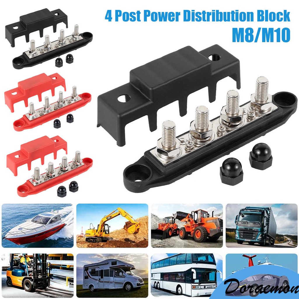 4 Post Battery Terminal Distribution Block 250A 48V Professional Power Distribution Block with ...