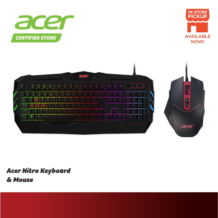 Acer Nitro Keyboard + Nitro Mouse | Shopee Philippines