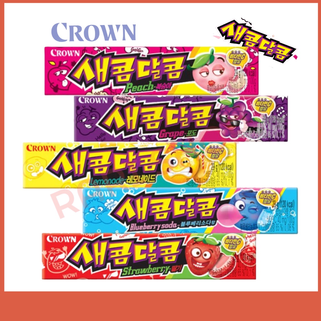 [CROWN] Sweet and Sour Candy Caramel 29g (5 Flavor) | Shopee Philippines