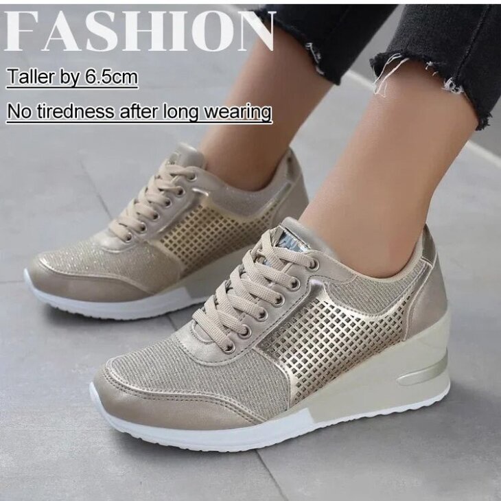 2021 Viscose Shoes Casual Round Toe Solid Color Mesh Gray Spot Low Top ...