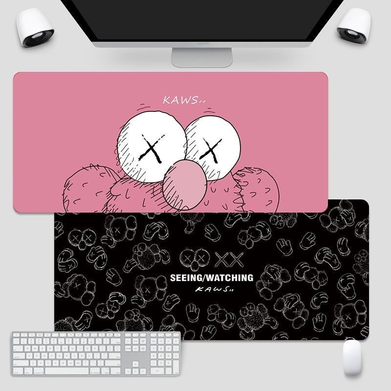 Mouse Pad Extended Super Large Size Mouse Pad Kaws X Sesame Street ...