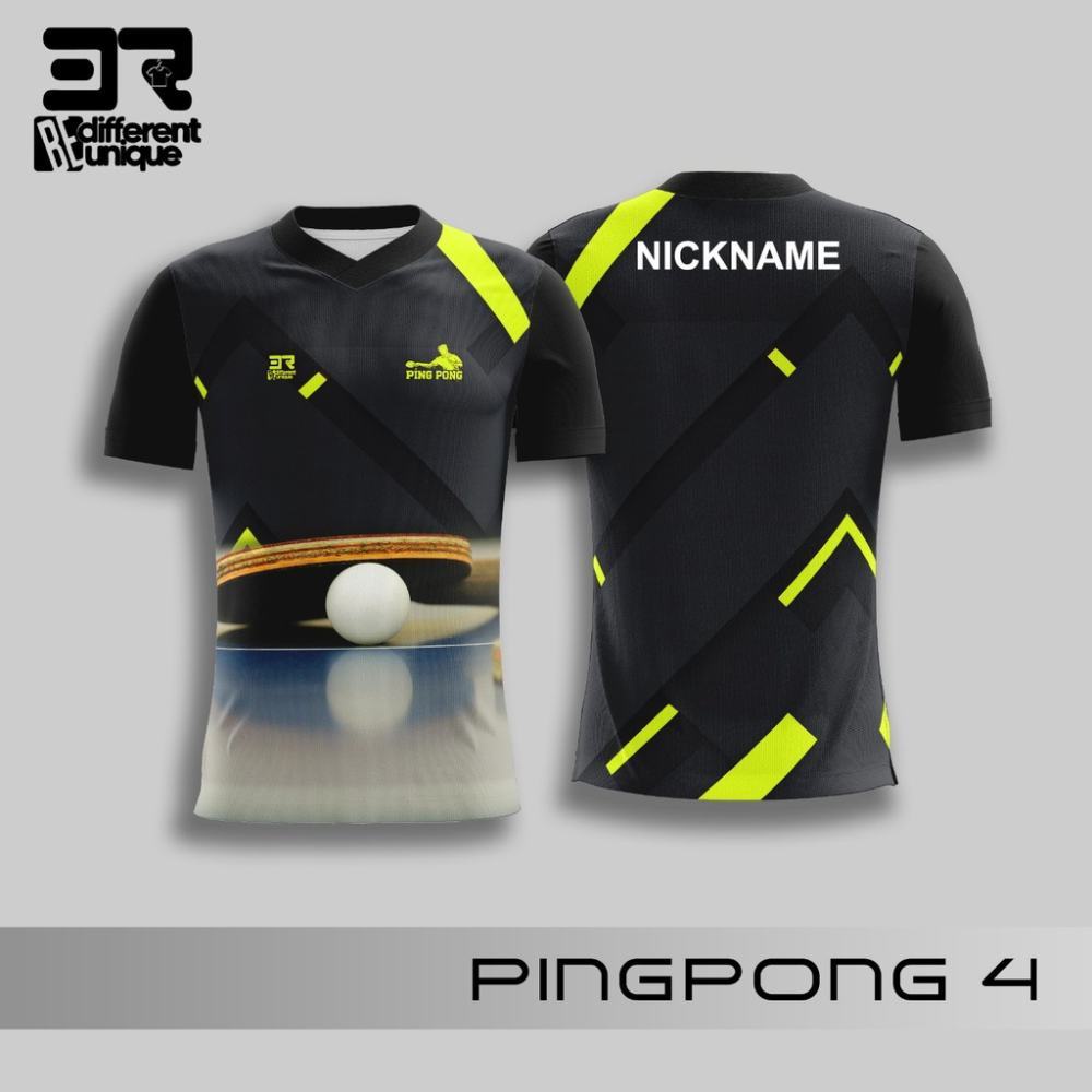 Jersey Printing Premium Custom Name 3R Original Table Tennis Tee FULL ...