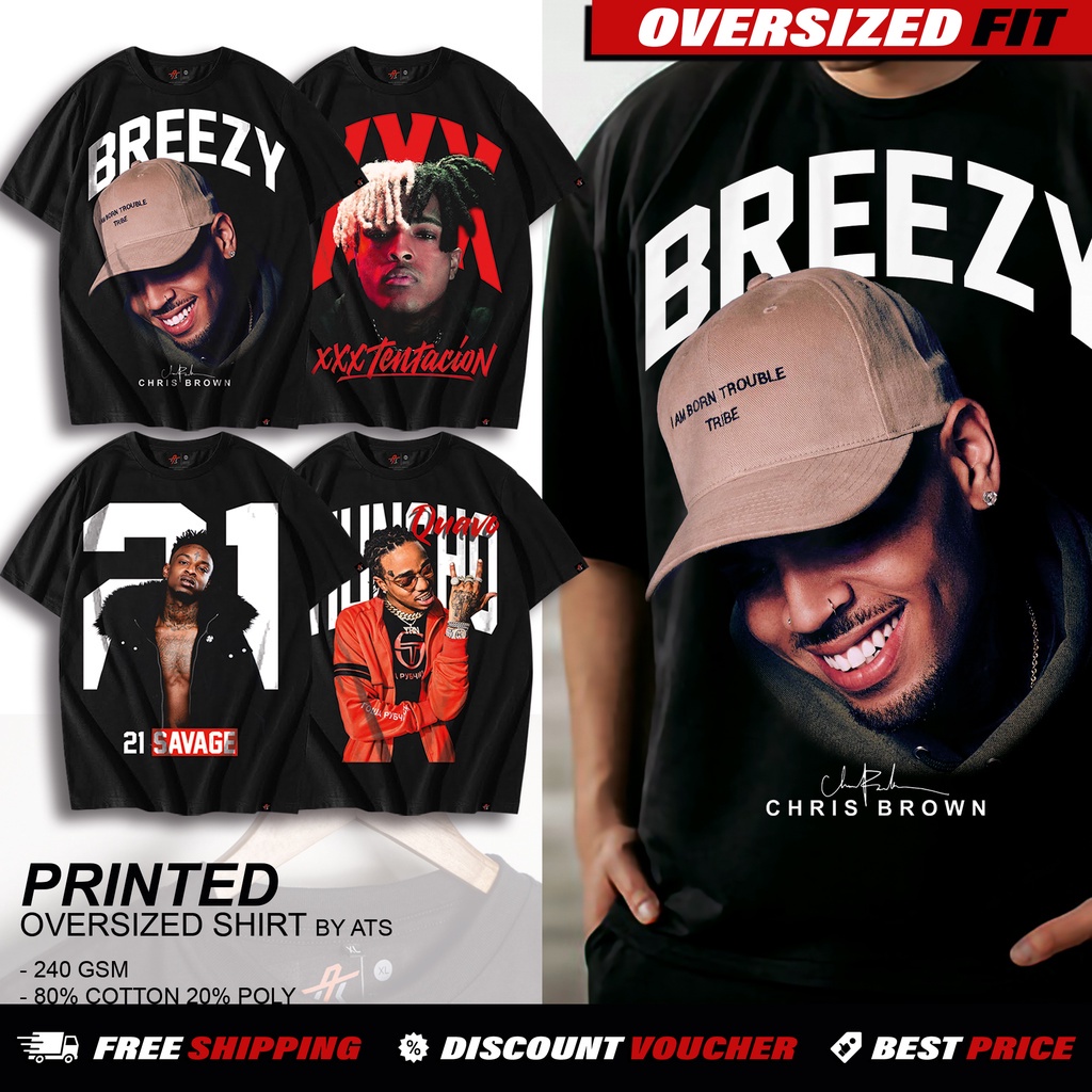 ats printing OVERSIZED Rappers and Singers t shirt for men women unisex ...
