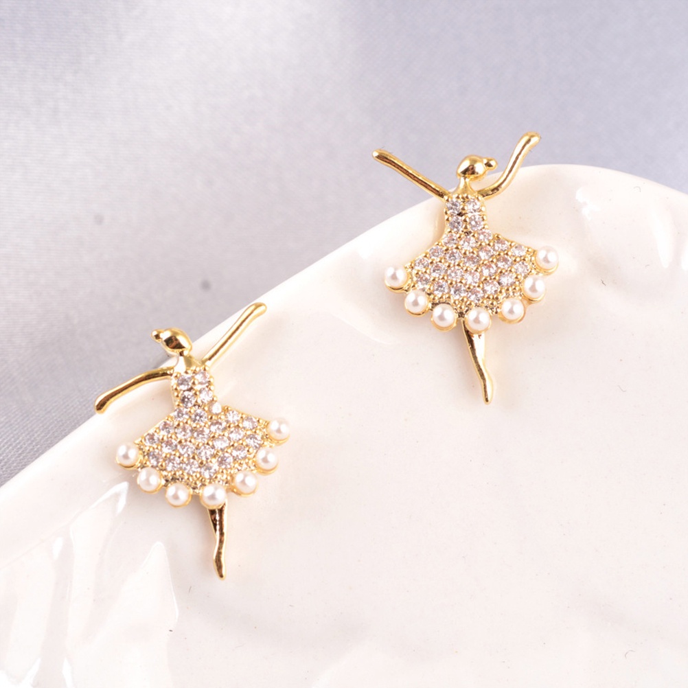 [READY STOCK] Ballet Earrings Dance Competition Sterling Dancer Jewelry ...