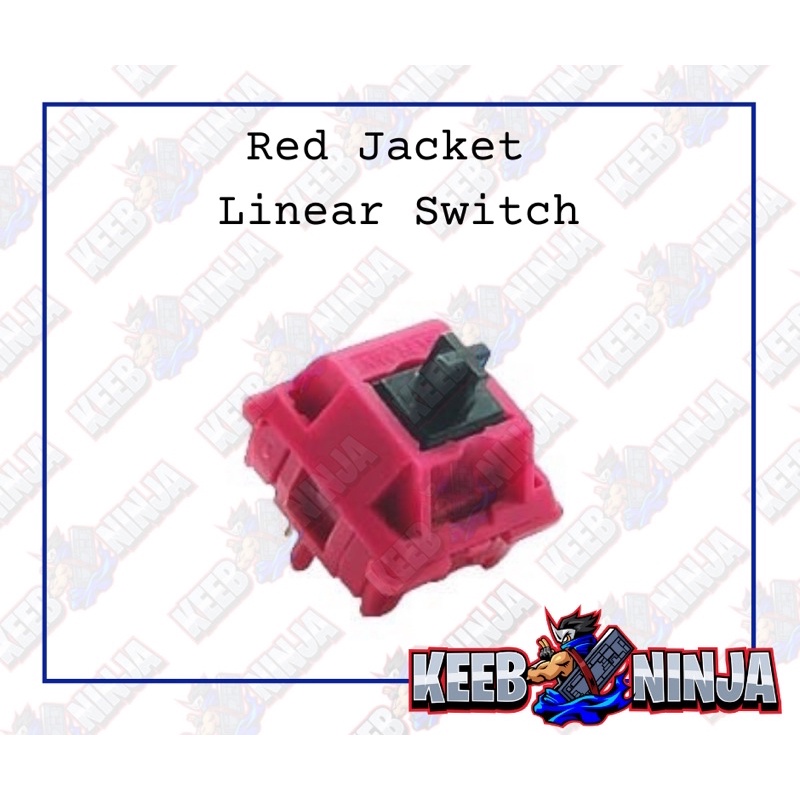 KNC Keys Red Jacket Linear Switches (10) | Shopee Philippines
