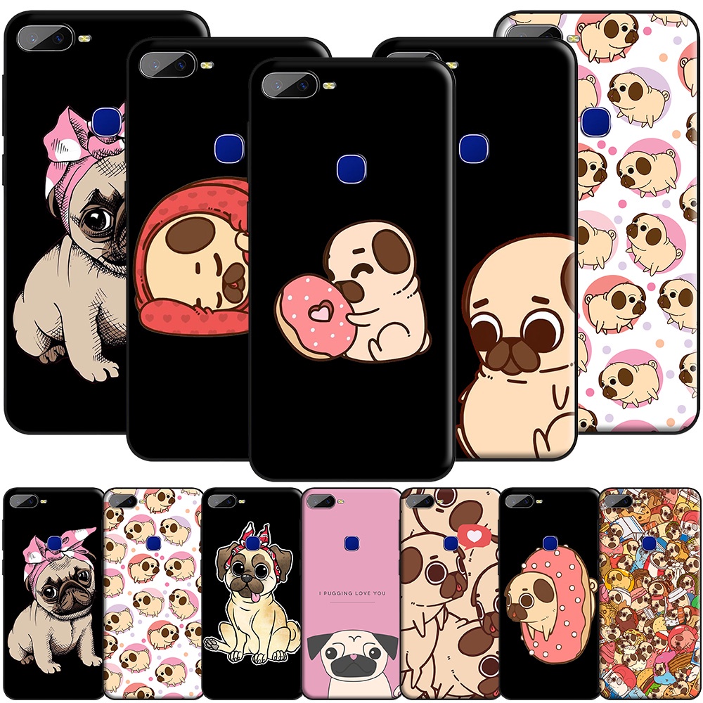 Cute Pug DEC_03 Soft Silicone TPU Case for Apple iPhone 11 7 8 Plus 6 ...