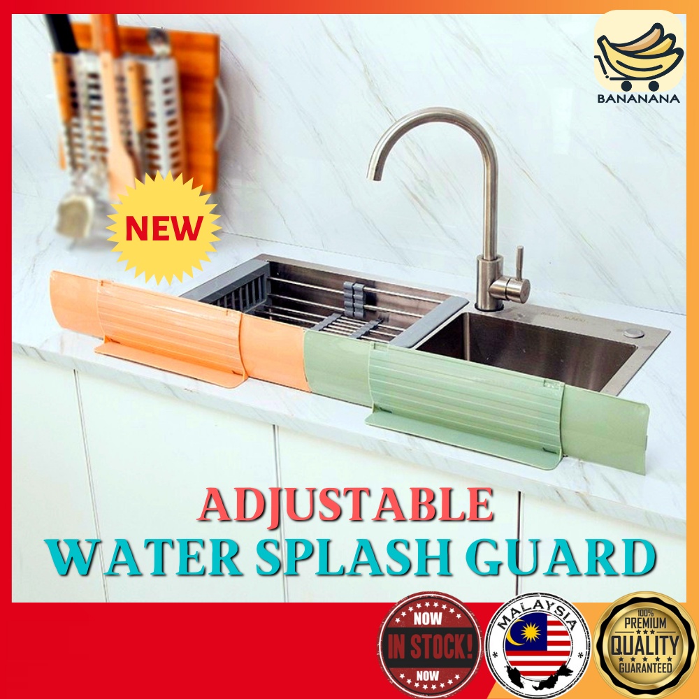 Sink Water Splash Guard Waterproof Partition Water Barrier Adjustable ...