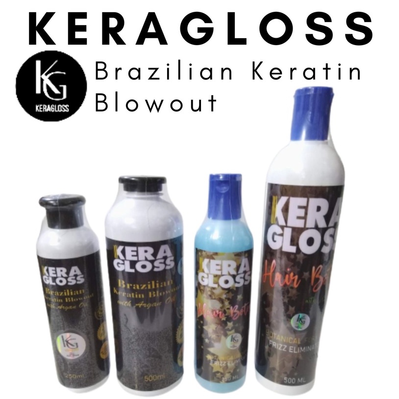 Keragloss Brazilian Blowout with Argan Oil or Hair Botox with Lanolin ...