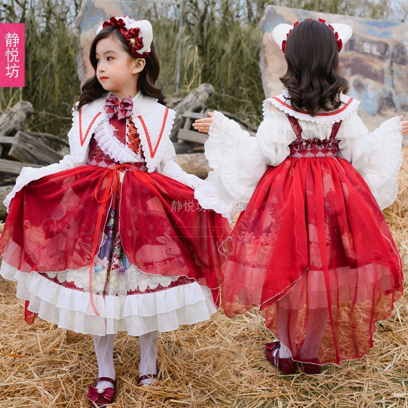 Kids Girl Lolita Dress Costume Set | Shopee Philippines