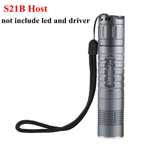 Convoy S21B Flashlight Host Black / Gray Not Include LED or Driver | Shopee Philippines