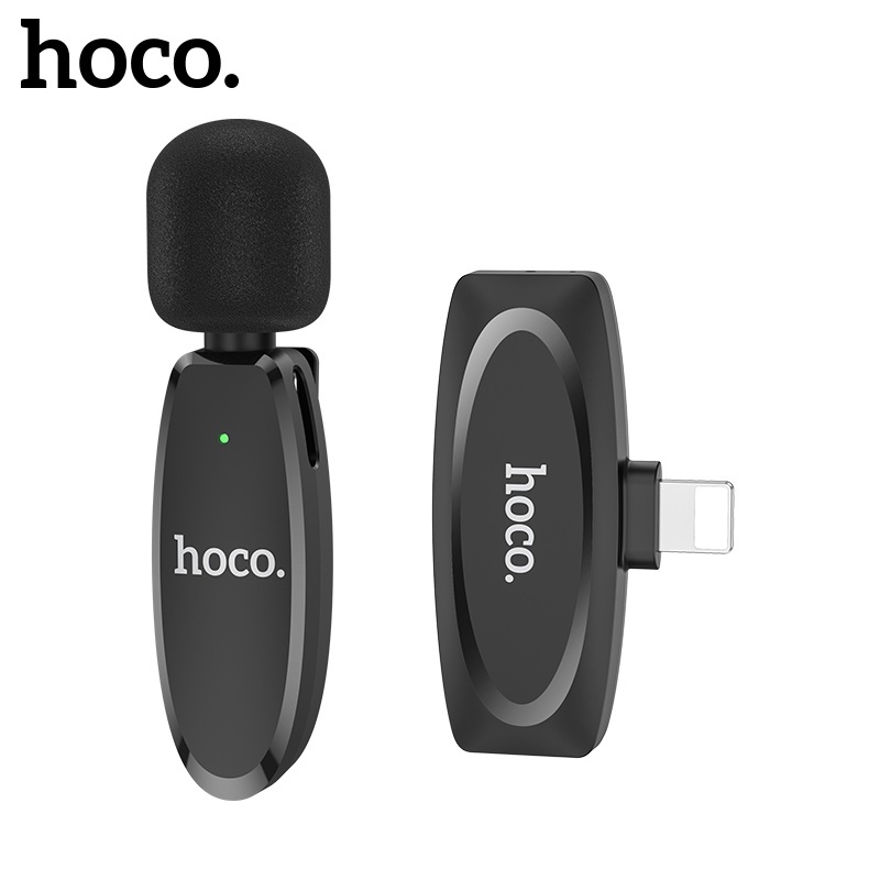 HOCO 100% Original L15 Wireless Microphone Type-C Lavalier Wireless ...