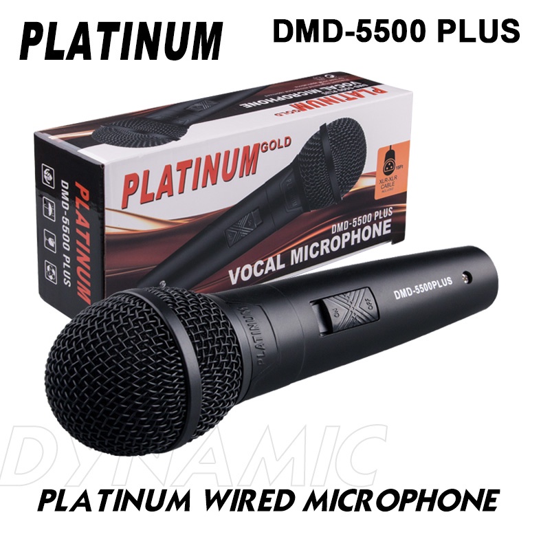 New Platinum DMD-5500 Plus Professional Dynamic Microphone (black) For ...