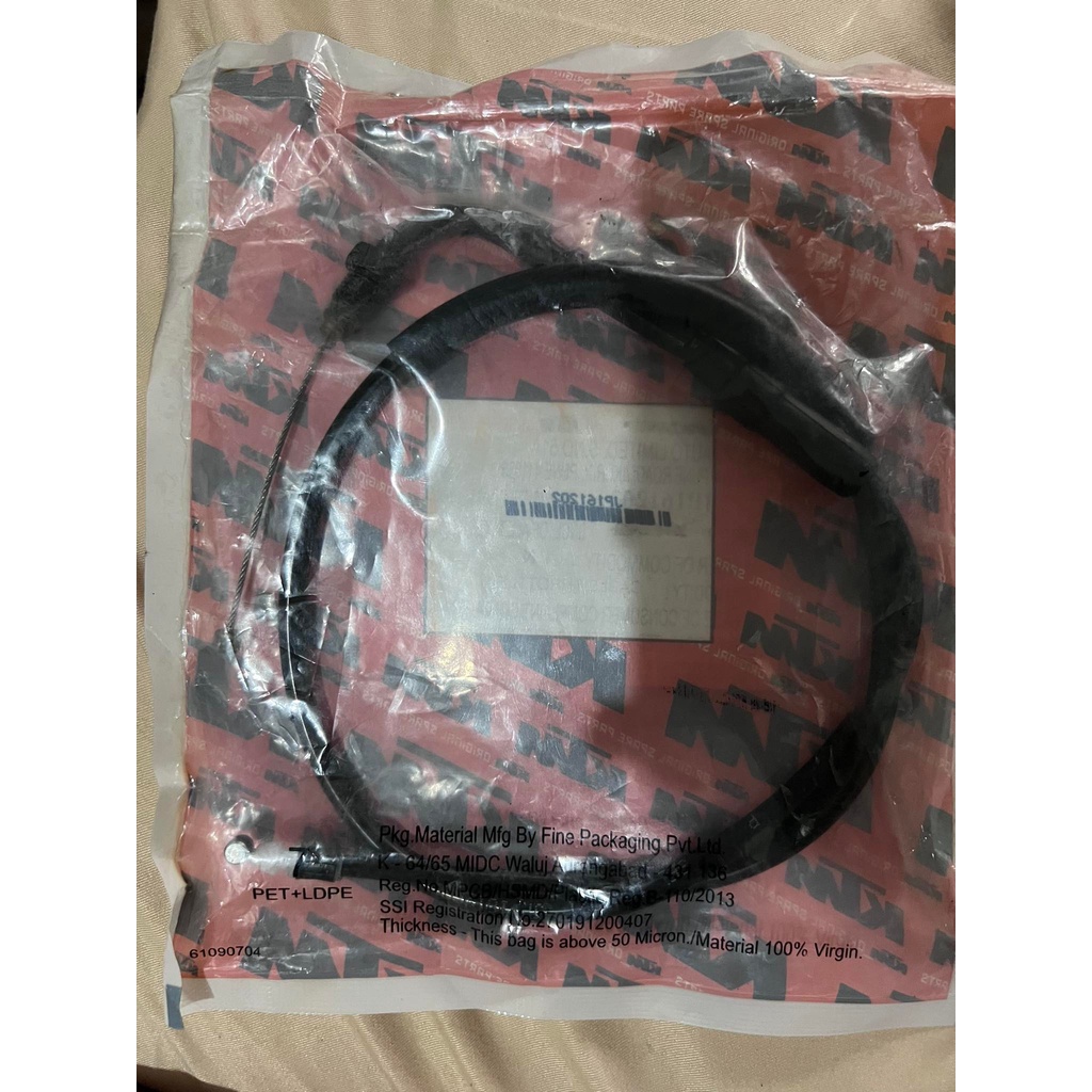JP161202 THROTTLE CABLE FOR KTM RC DUKE 200 2017 TO 2022 YEAR MODEL ...