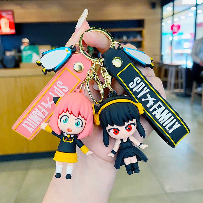 Anime Spy Family Anya Forger Keychain Cute 3D PVC Chimera Lion Doll ...