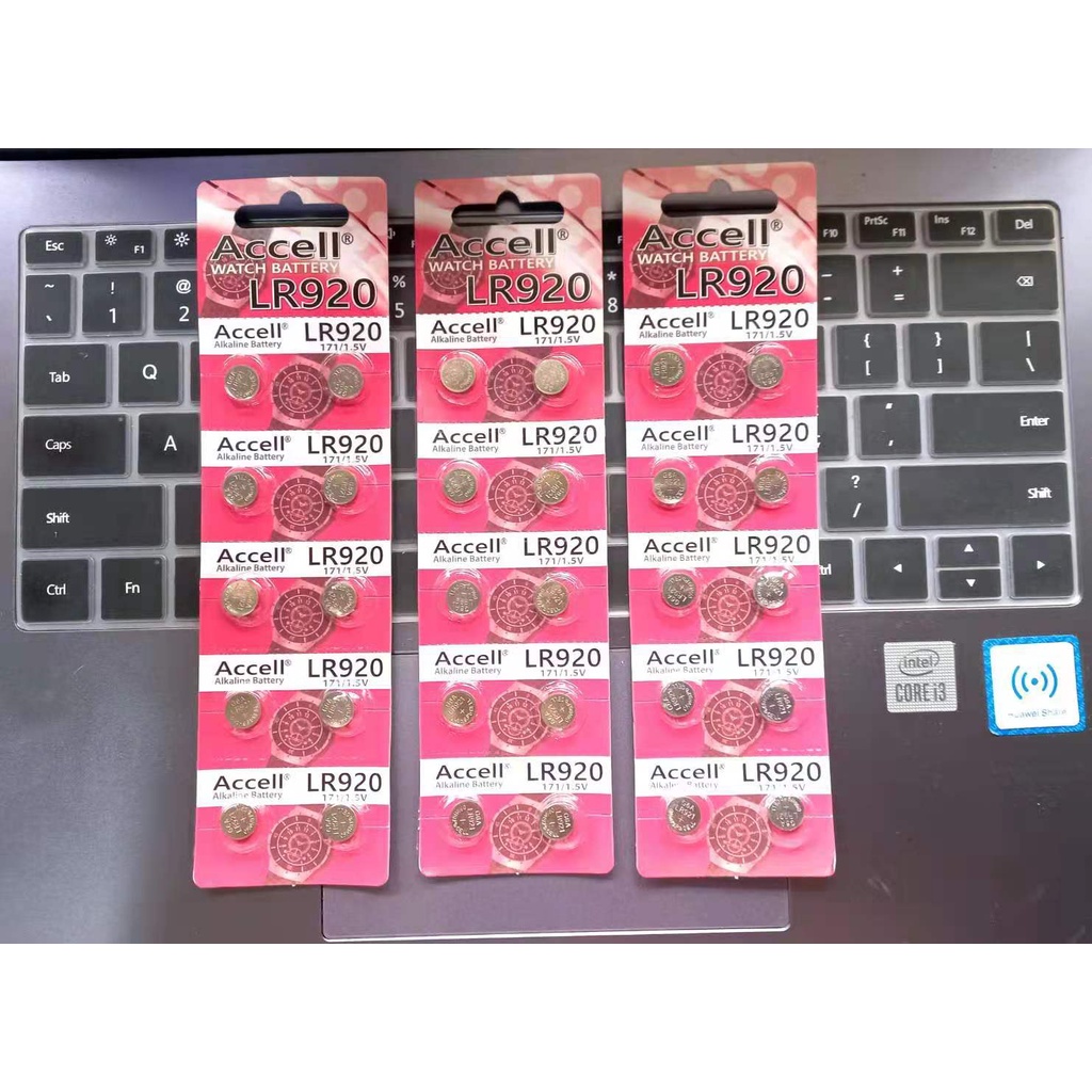 SR920SW 371 / LR921 G6A Mitsubishi Accell Alkaline Battery 1.55V ...
