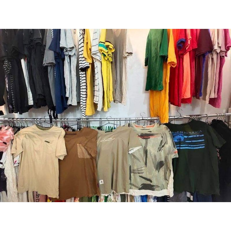 VIP Men's T-shirts Round Neck 40kg Factory Sealed Bale | Shopee Philippines