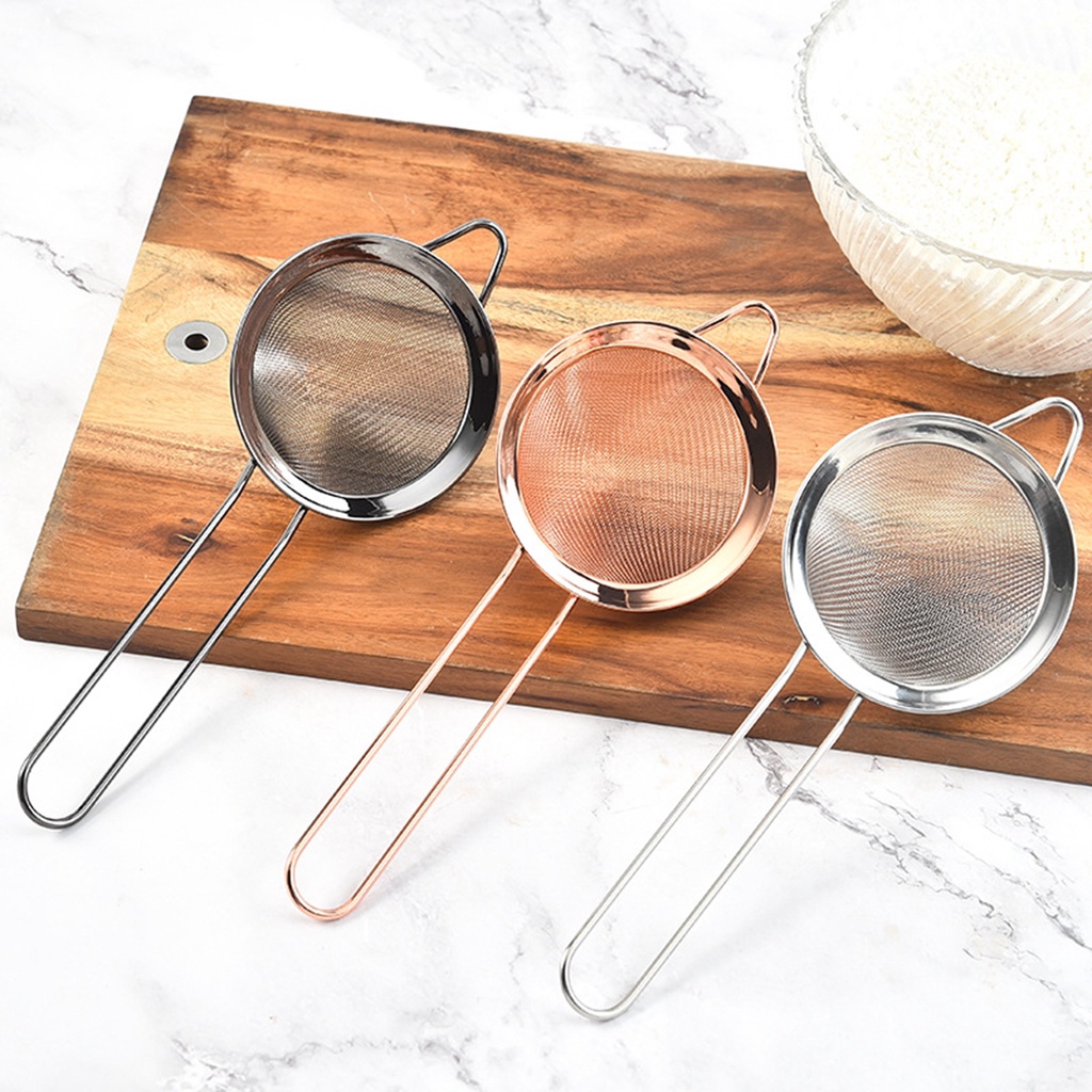 Kitchen Food Strainers 304 Stainless Steel Mesh Strainer Filter Fine ...