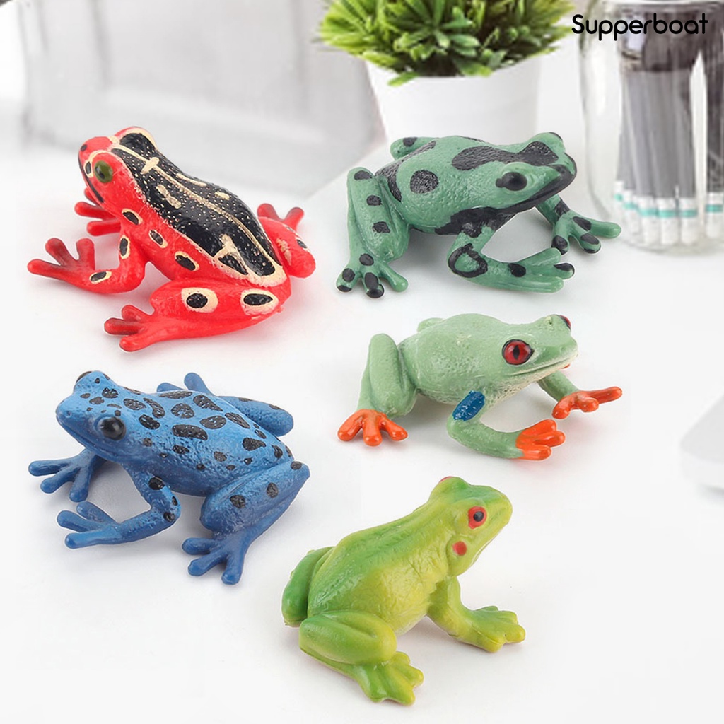 SUP-Frog Model Smell-less Solid PVC Realistic Frog Figure for Home | Shopee Philippines