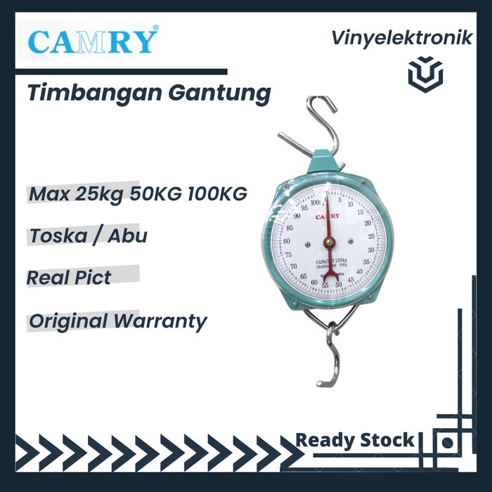 Camry Hanging Needle Scale 25Kg, 50Kg, 100Kg Bag Scale/, Etc. | Shopee ...