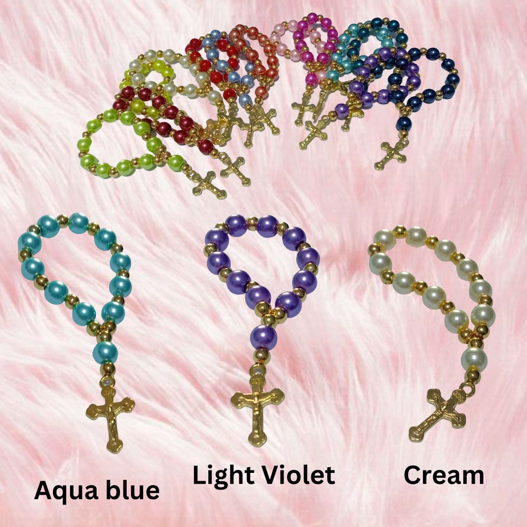 Mini Rosary Keychain for Souvenirs and Giveaways | Shopee Philippines