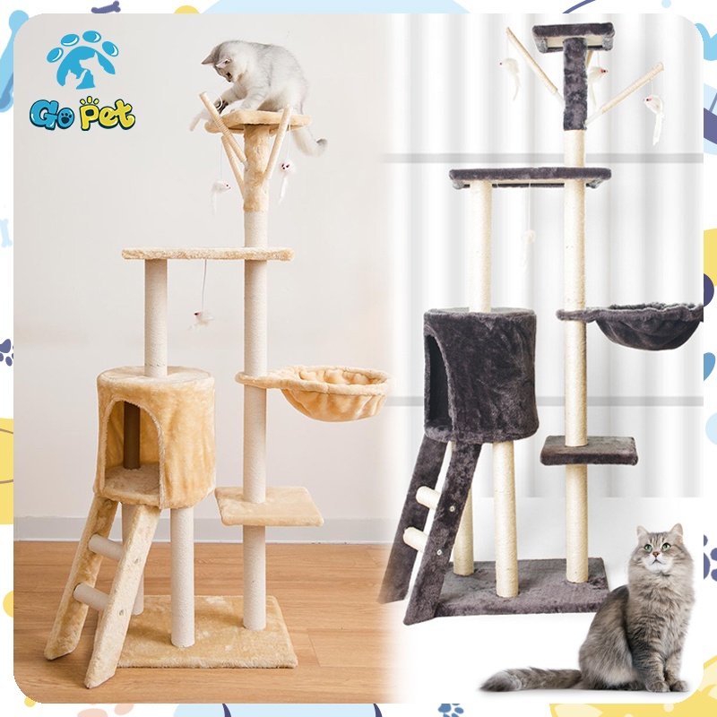 Five-layer Cats Tree Cat Cando House Cat Climbing Tower Frame Half ...
