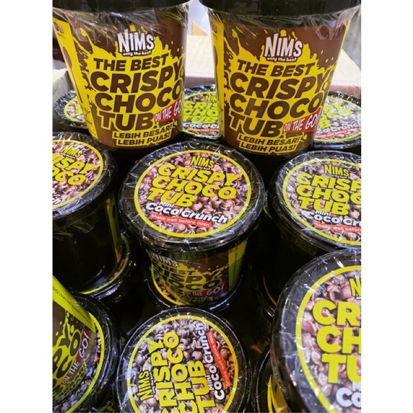 Nim crispy Choco tub Cocoa Crunch Chocolate Coated 250 G. | Shopee ...