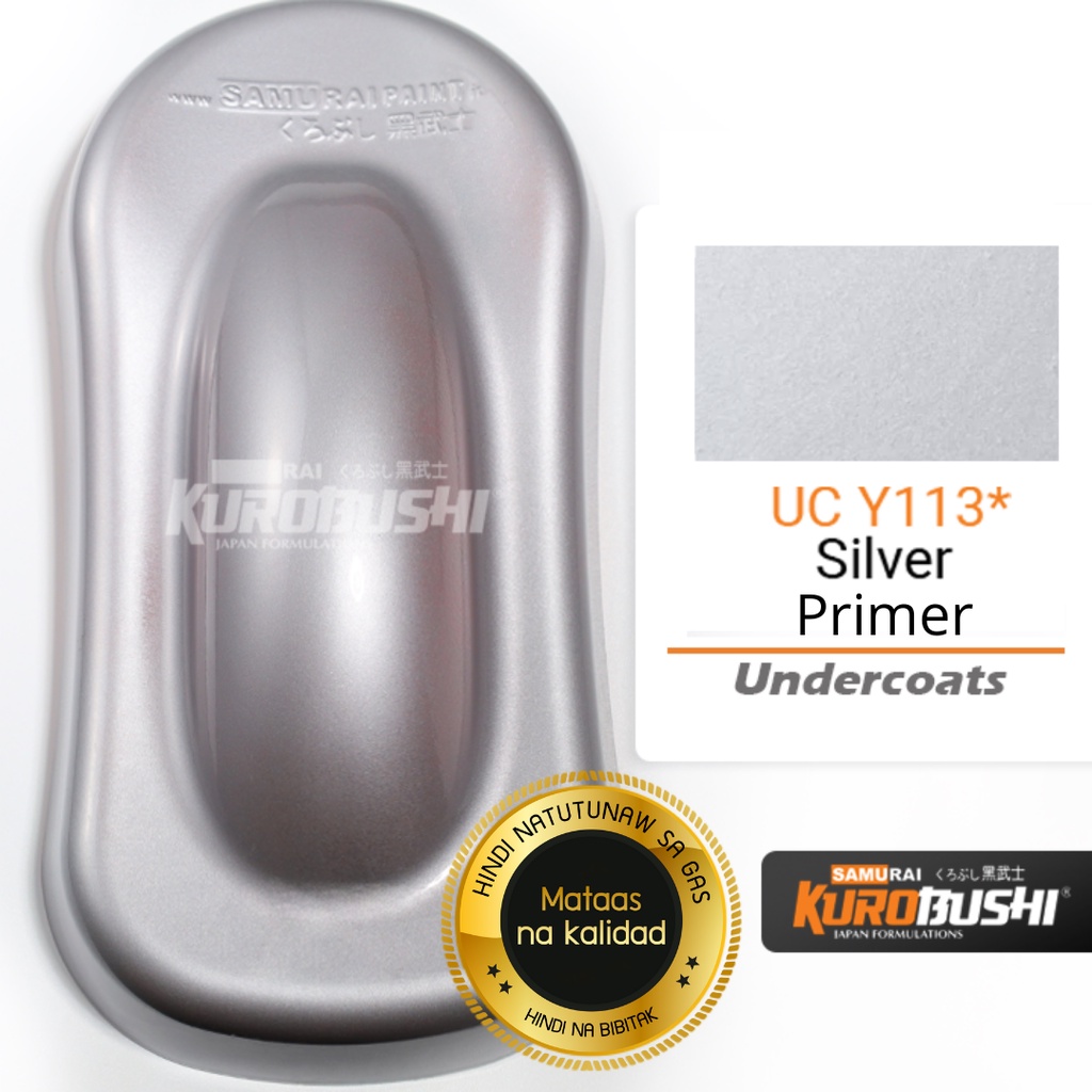 Samurai Paint UCY113 Metal Primer (Silver) 400ml | Shopee Philippines