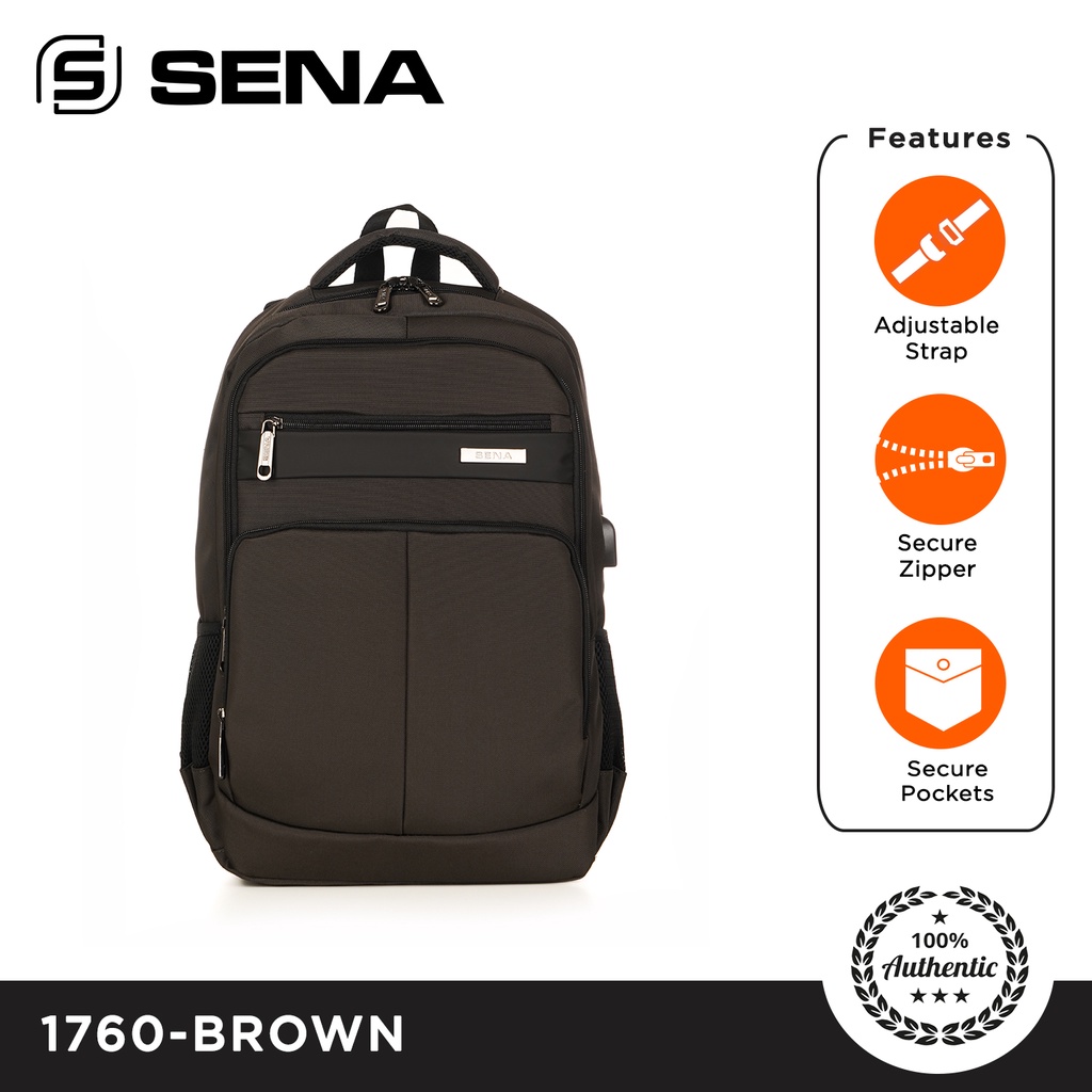 SENA-1760 Backpack Plain | Shopee Philippines