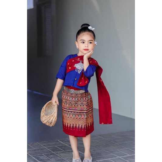 Children's Glass Word Set Lao Clothing Northeastern Uniform National ...