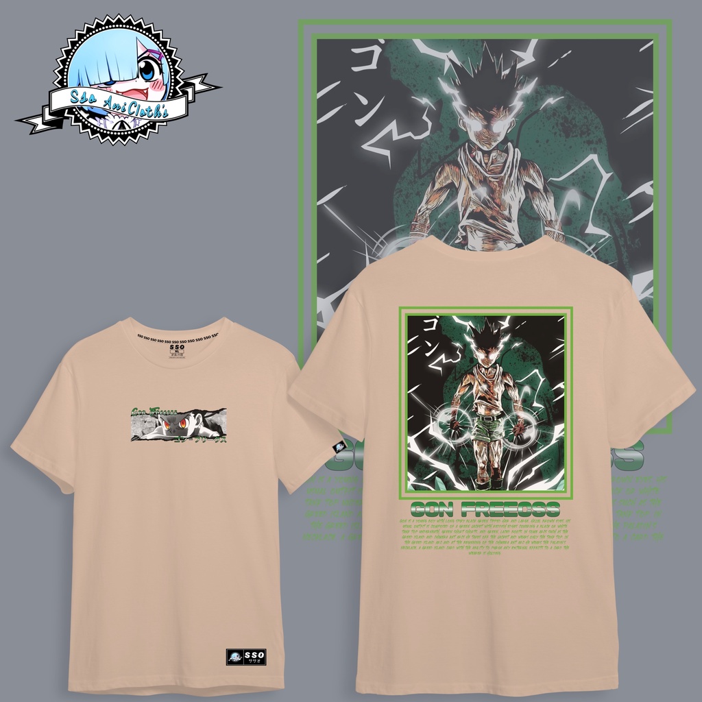 Anime Shirt - Gon Freecss - Hunter x Hunter | Shopee Philippines