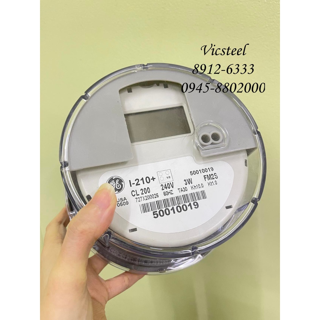 GE KilowattHour Meter Submeter Digital I-210 CL200 2 wire or 3 wire 240 ...