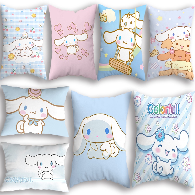 Sanrio Cinnamoroll Cute Cartoon Pillowcase Children's Gifts Car Cusion ...