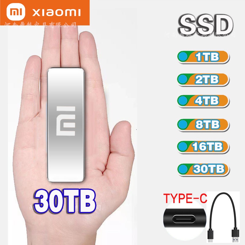 HD External SSD 16TB/30TB External Hard Drive USB 3.0 Portable Hard ...