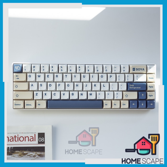 Soy Milk Soya Keycaps GMK Clone XDA PBT 143 keys Mechanical Keyboard ...